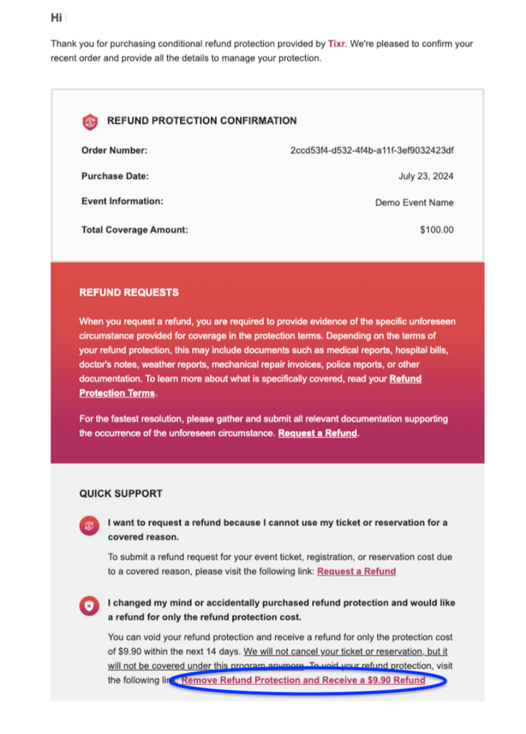 Understanding, Using, and Canceling Order Protection